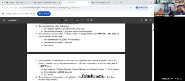 CitizenPortal.ai - Lake County proclaims May 18–24, 2025 National ...