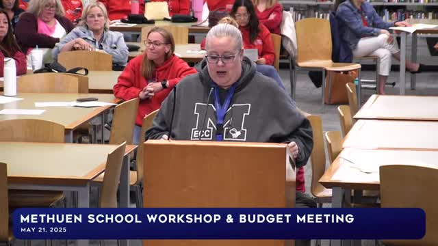 CitizenPortal.ai - Methuen educators demand budget that safeguards ...