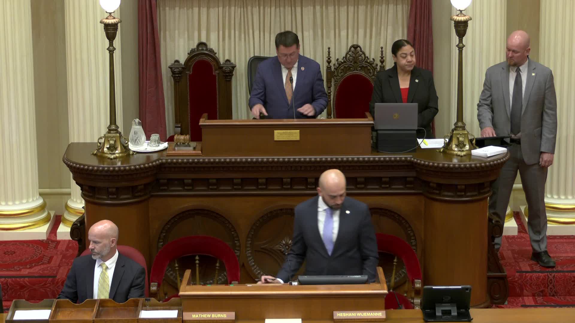 CitizenPortal.ai - Senate honors retiring teacher Christine Unger and students from Pantera ...