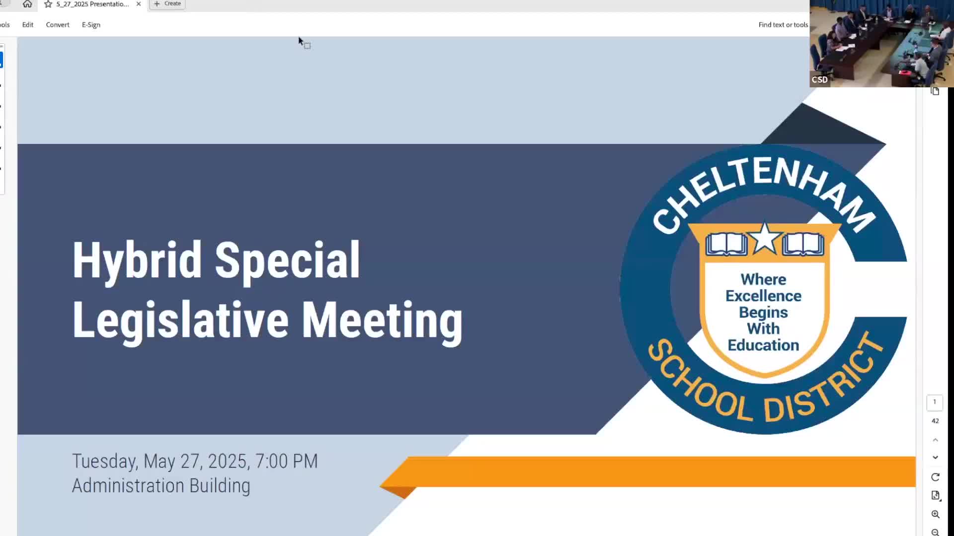 CitizenPortal.ai - Cheltenham School District board approves permanent ...