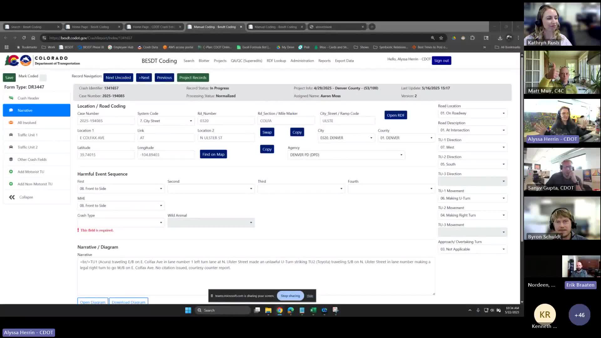 CitizenPortal.ai - CDOT shows prototype crash blotter, validation tools ...