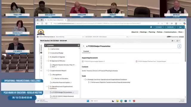 CitizenPortal.ai - Paulding County Board of Education unanimously approves FY 2026 original budget