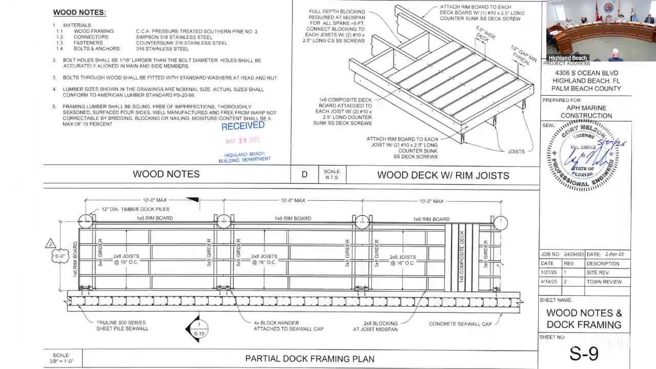 Planning board approves seawall and 200-square-foot dock at 4301 ...