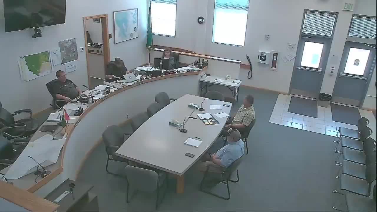 County engineer reports stolen backhoe, ongoing road maintenance; staff ...