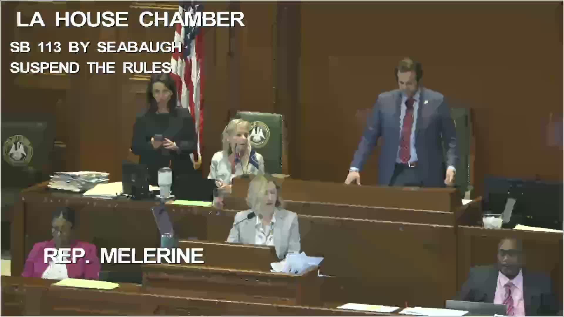 Conference report dispute: term‑limits language for Sabine and DeSoto ...