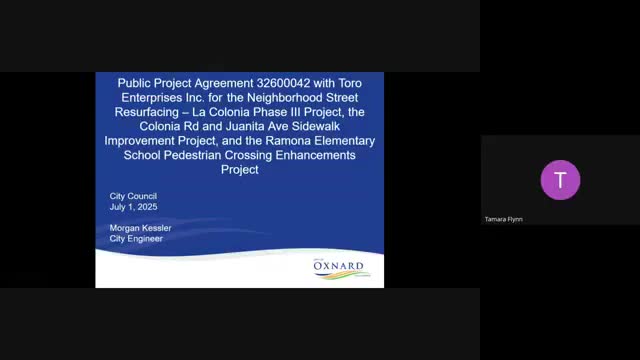 Oxnard staff recommends $10.4 million La Colonia resurfacing contract ...