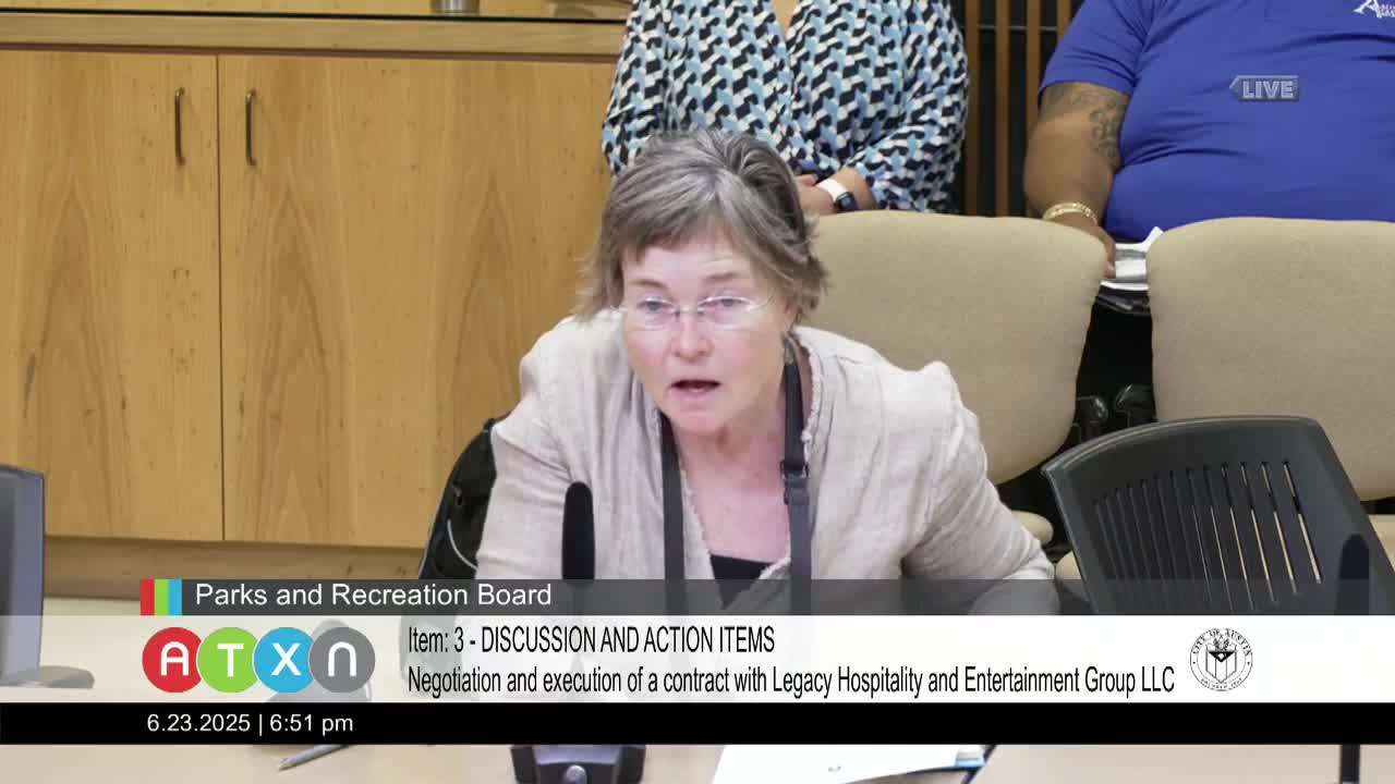 CitizenPortal.ai - Parks board recommends Legacy Hospitality for Zilker ...