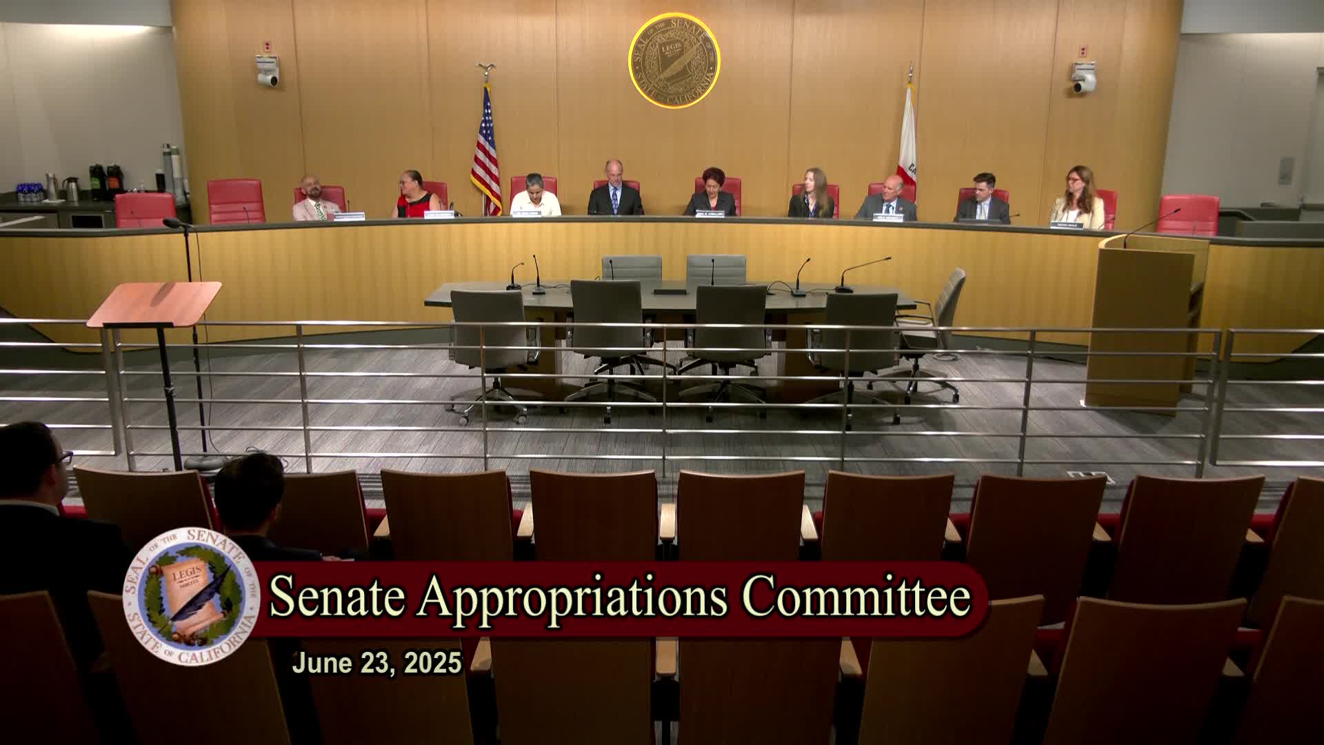 CitizenPortal.ai - Senate Appropriations Committee reviews eight ...