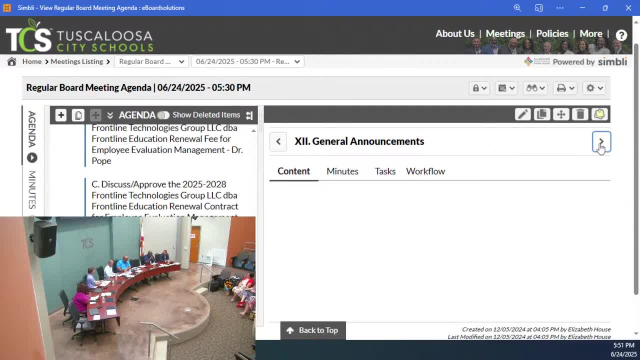 CitizenPortal.ai - School Board honors Liz House for dedicated service ...
