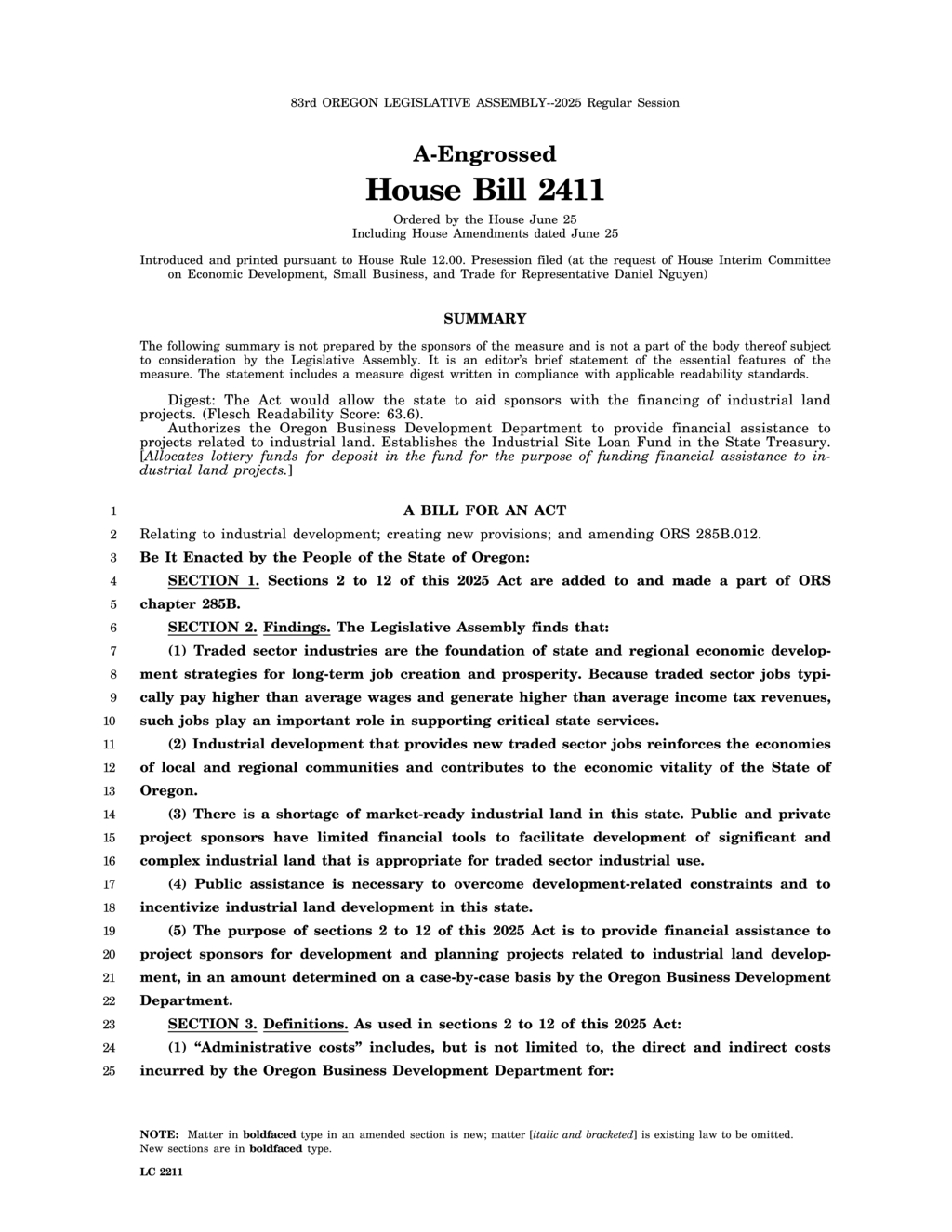 CitizenPortal.ai - Oregon bill outlines allowable costs for development ...