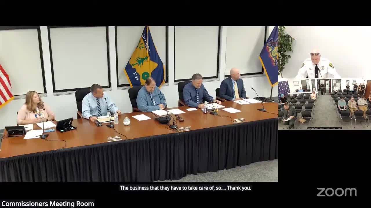 CitizenPortal.ai - Lycoming County honors deputies Reagan and Spiegel ...