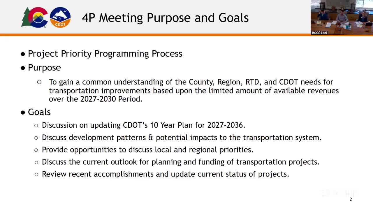 CitizenPortal.ai - CDOT outlines new 10-year transportation plan ...