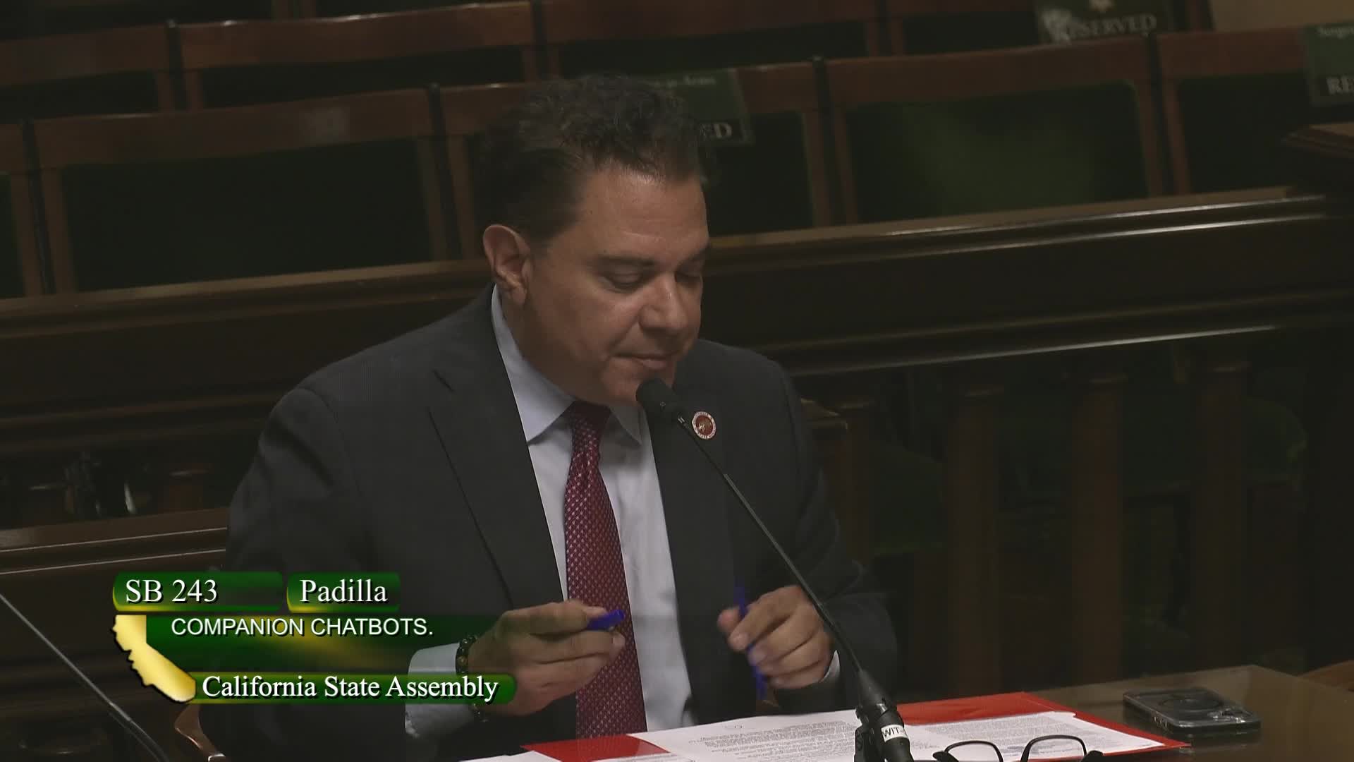 CitizenPortal.ai - California Senate introduces SB 2 43 to regulate AI companion chatbots after ...