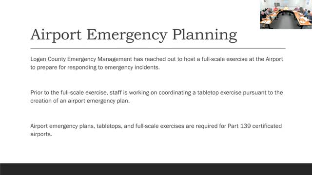 CitizenPortal.ai - Logan County Airport plans tabletop emergency ...
