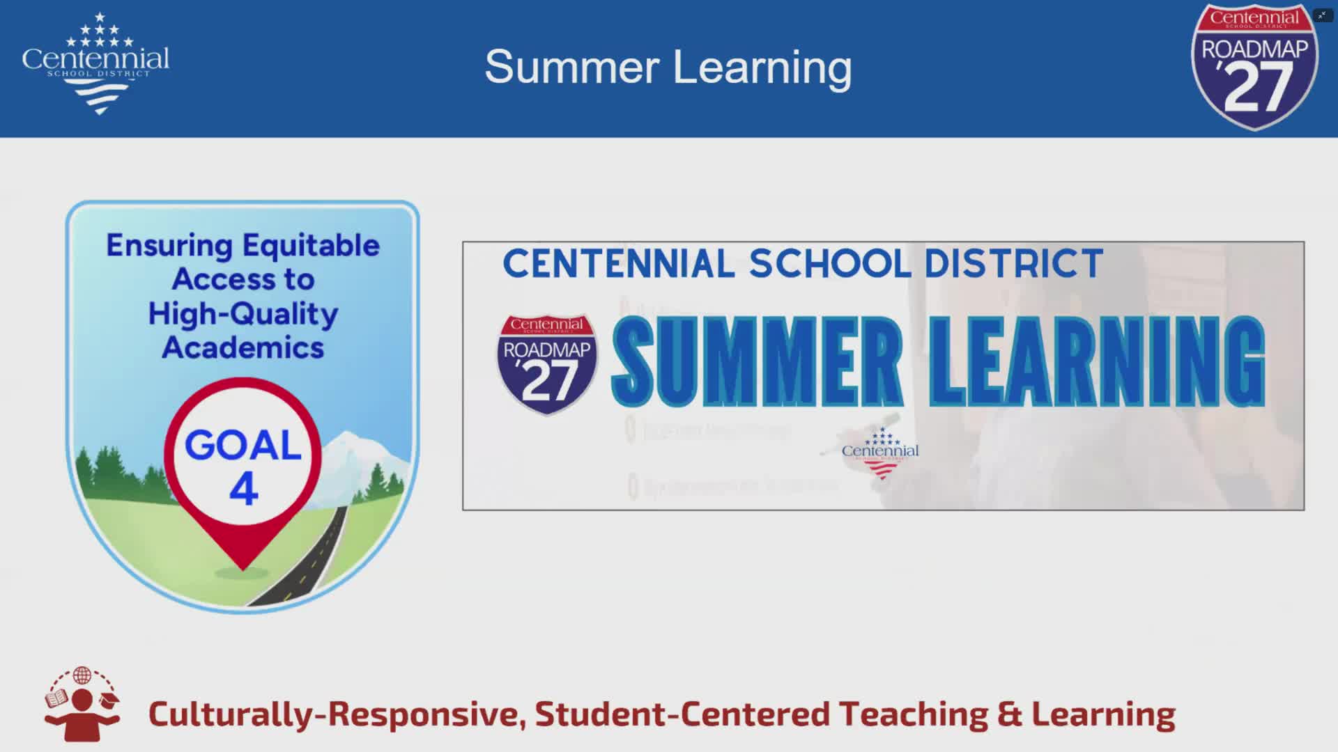 CitizenPortal.ai - Centennial School District launches summer learning ...