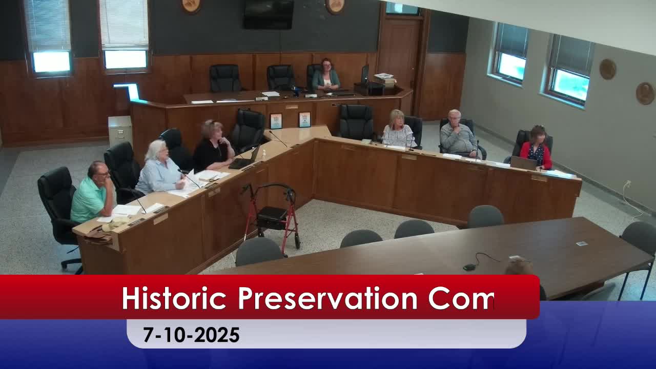 CitizenPortal.ai - Logansport Historic Preservation discusses community branding and logo redesign