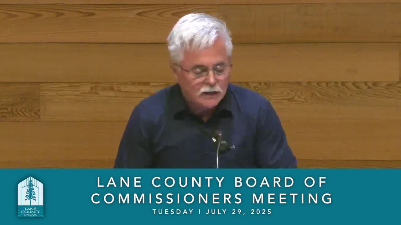 CitizenPortal.ai - Bill Clouse urges Lane County to reform legal lot ...