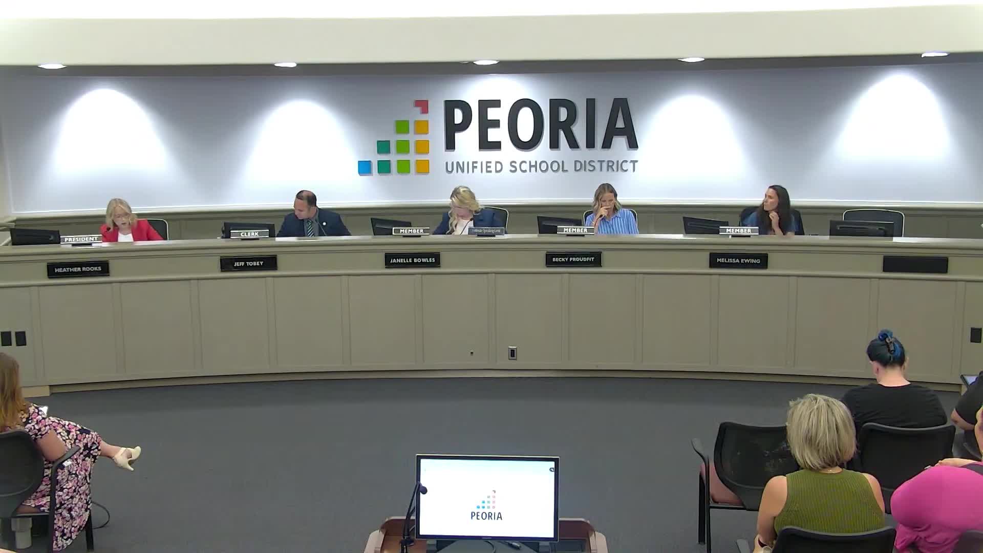 CitizenPortal.ai - Peoria Unified Governing Board tables student behavior and diversity policies