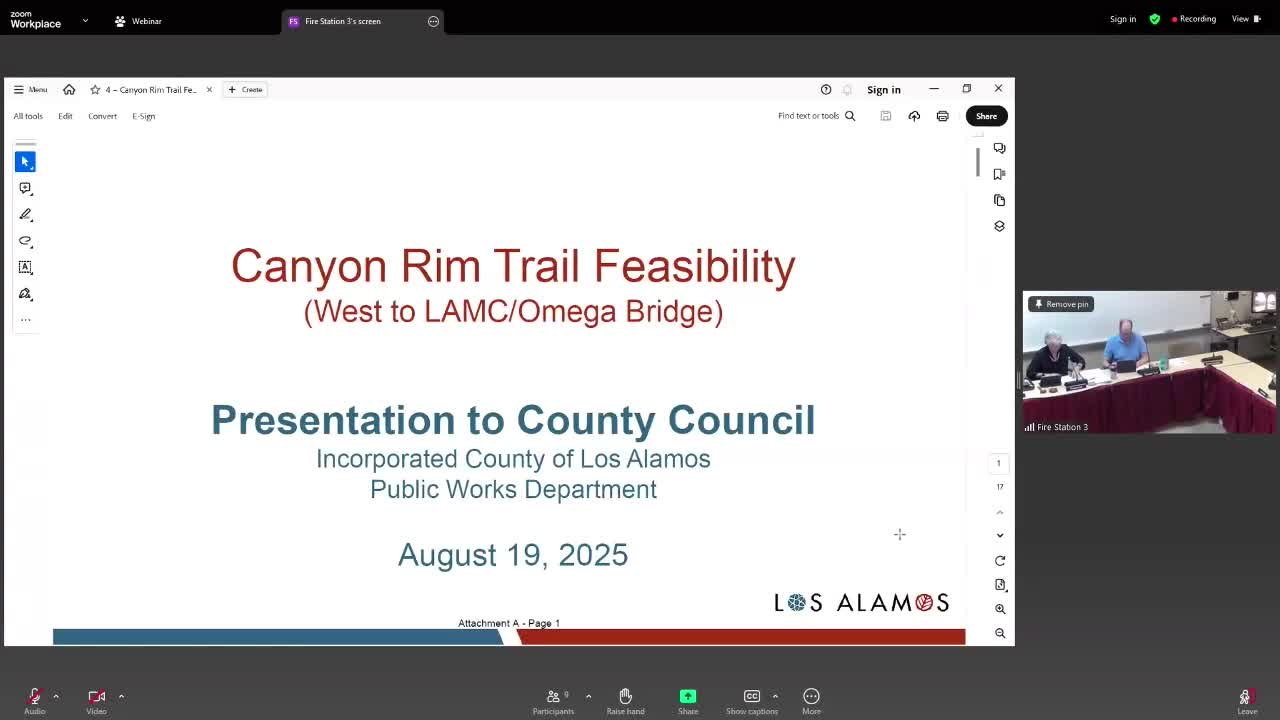 CitizenPortal.ai - Staff outline Canyon Rim Trail extension options ...