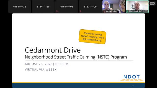 CitizenPortal.ai - Nashville Introduces Traffic Calming Program for Cedarmont Neighborhood Residents