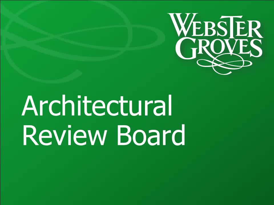 Citizenportal Ai Webster Groves Arb Grants Preapproval For 554 Baker