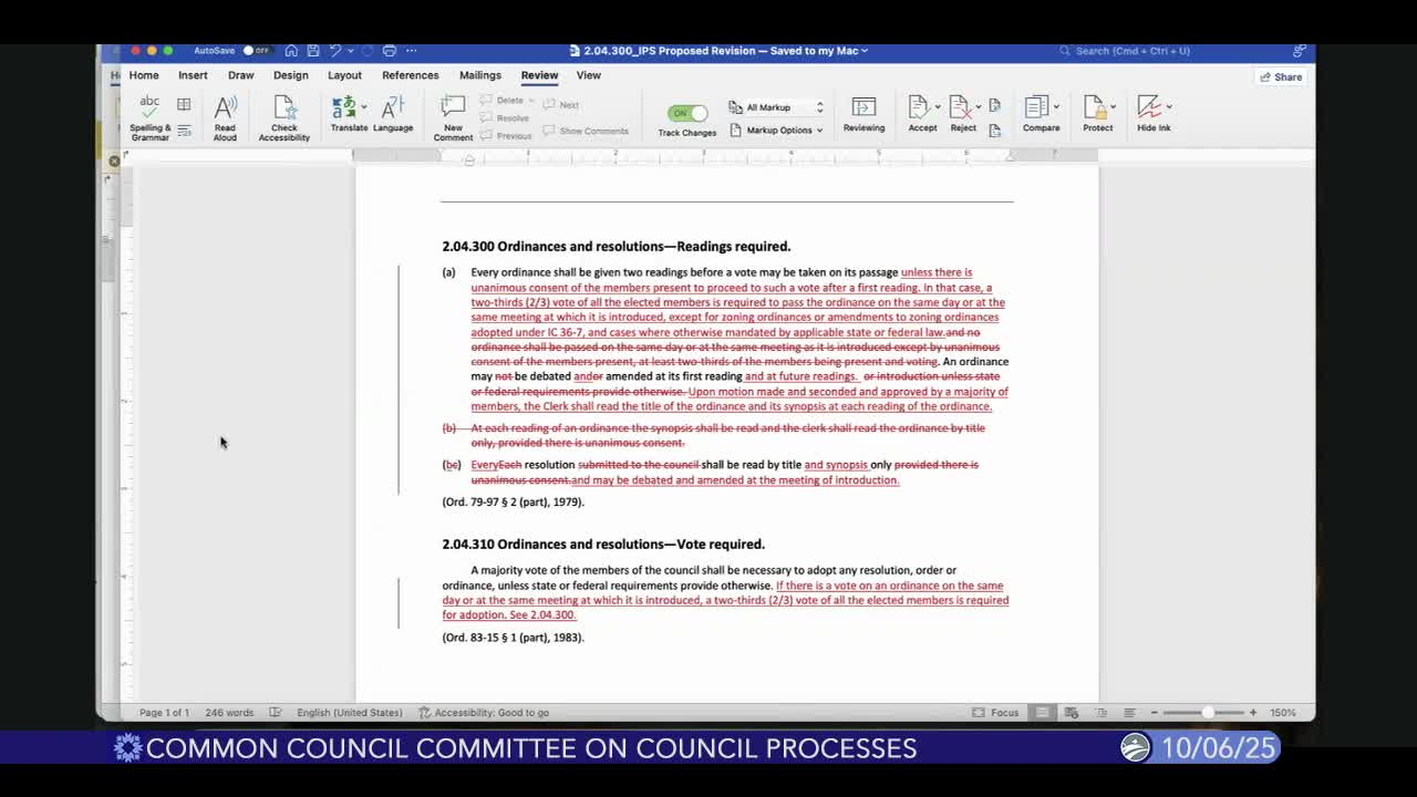 Clerk staff outline rising meeting‑support workload; accessibility ...