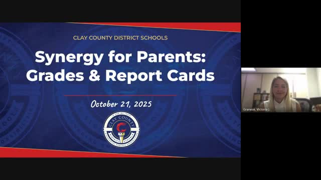 CitizenPortal.ai - Clay County staff demonstrate how parents can access grades and report cards ...