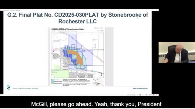 Council approves Stonebrook 6 final plat for 69 residential lots ...