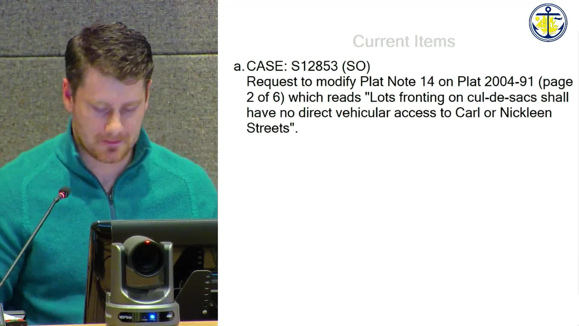 CitizenPortal.ai - Planning board approves plat-note change to allow driveway onto Carl Street ...