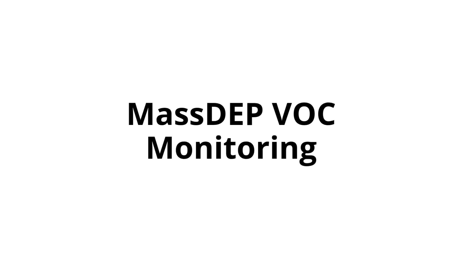 CitizenPortal.ai - MassDEP explains VOC monitoring, dashboard tools and ...