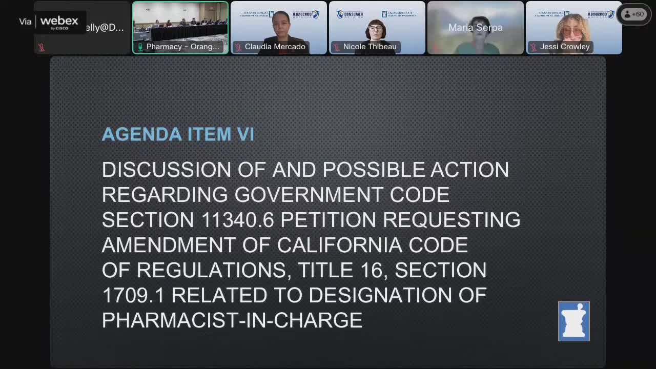 CitizenPortal.ai - State Board of Pharmacy authorizes hearing to ...