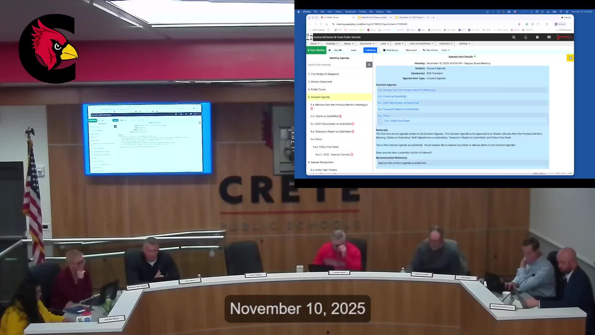 CitizenPortal.ai - Crete Public Schools board approves consent agenda ...