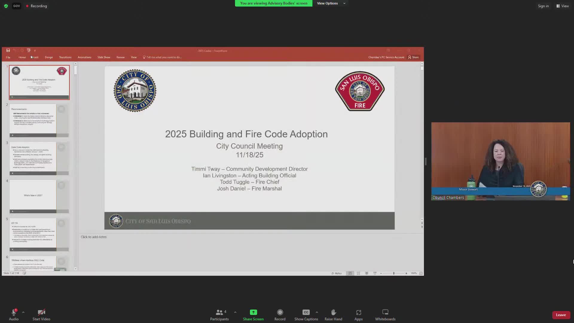 CitizenPortal.ai - San Luis Obispo Council moves to introduce 2025 building and fire code ...