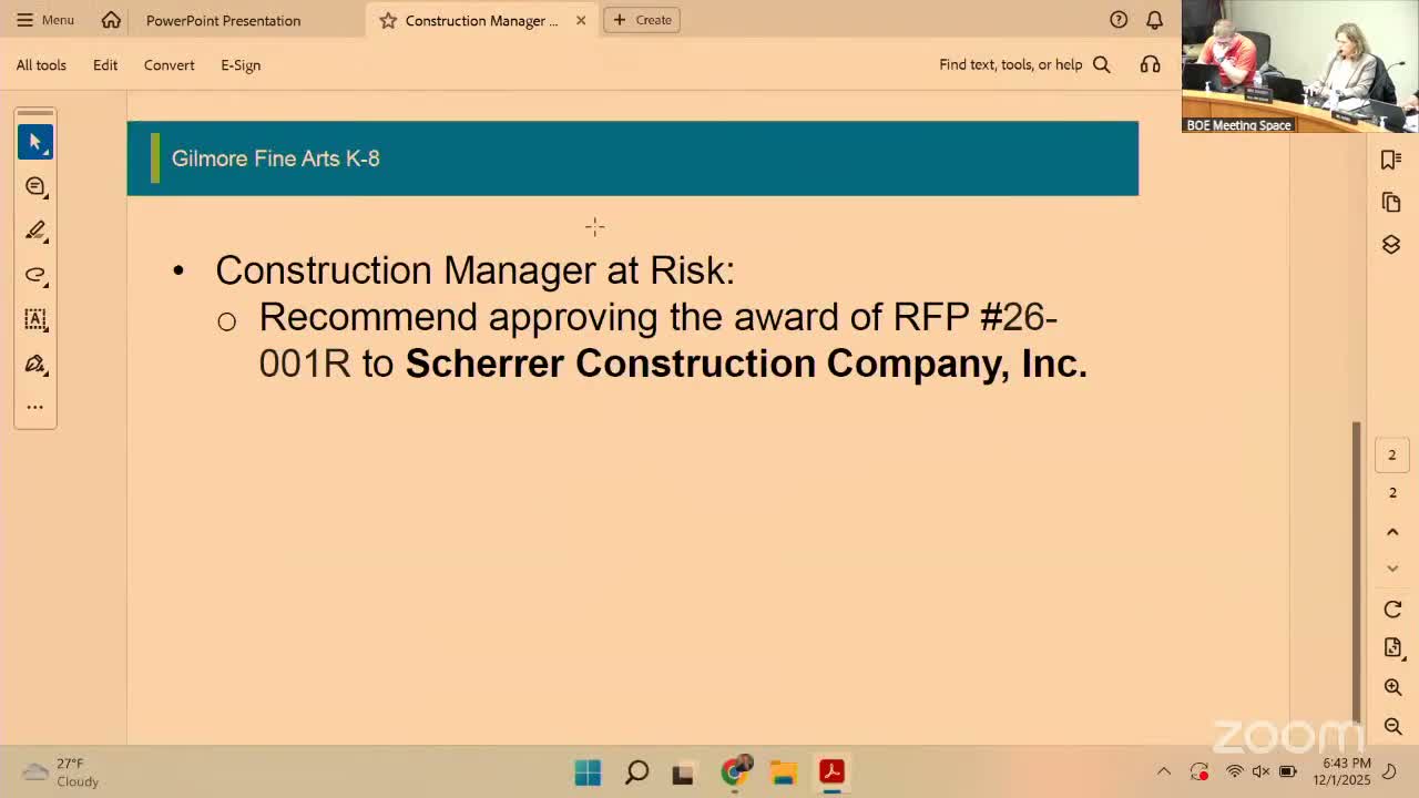 CitizenPortal.ai - District staff recommends Shear Construction as ...