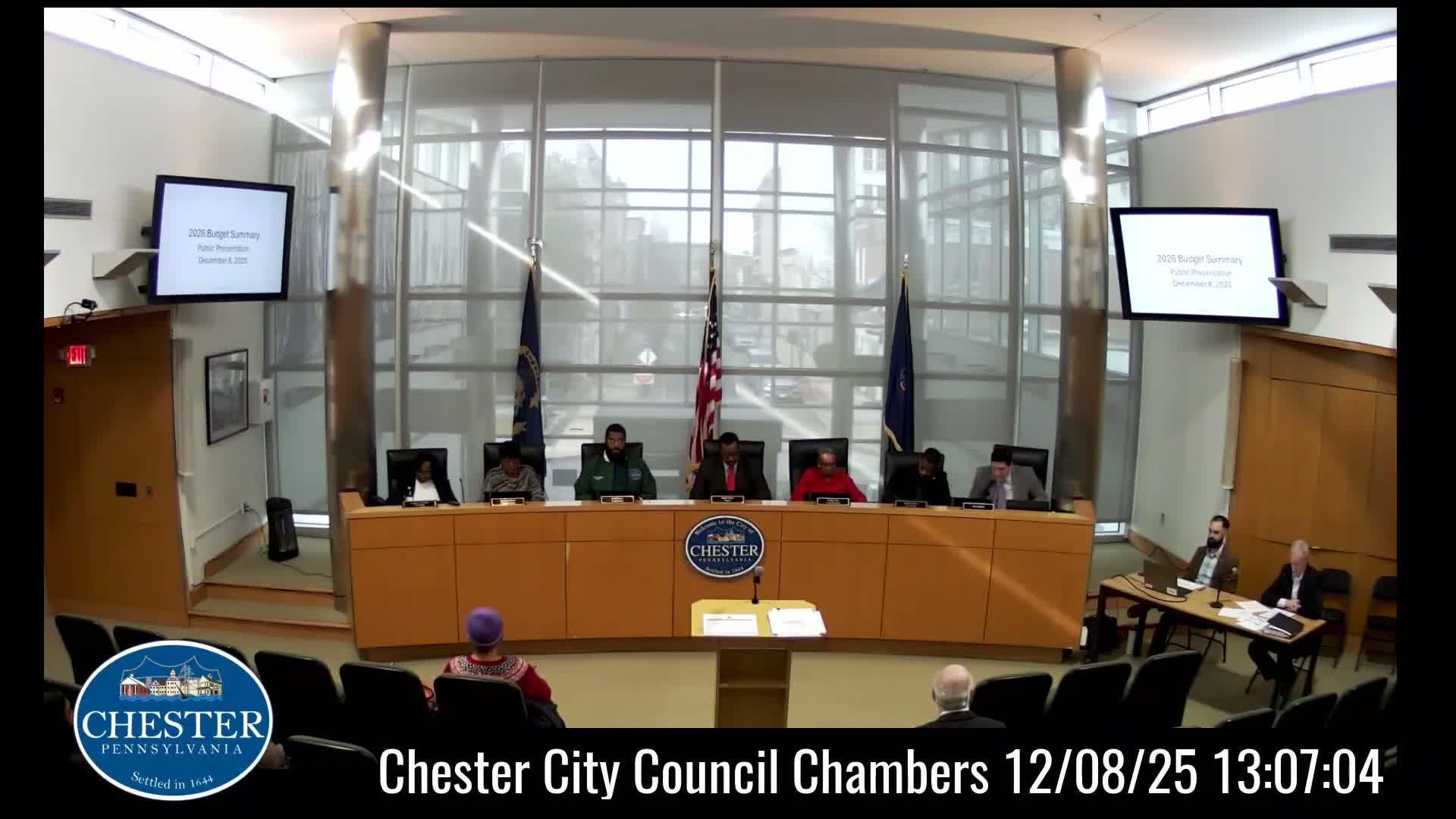 CitizenPortal.ai - Chester presents balanced, "bare-bones" 2026 budget ...