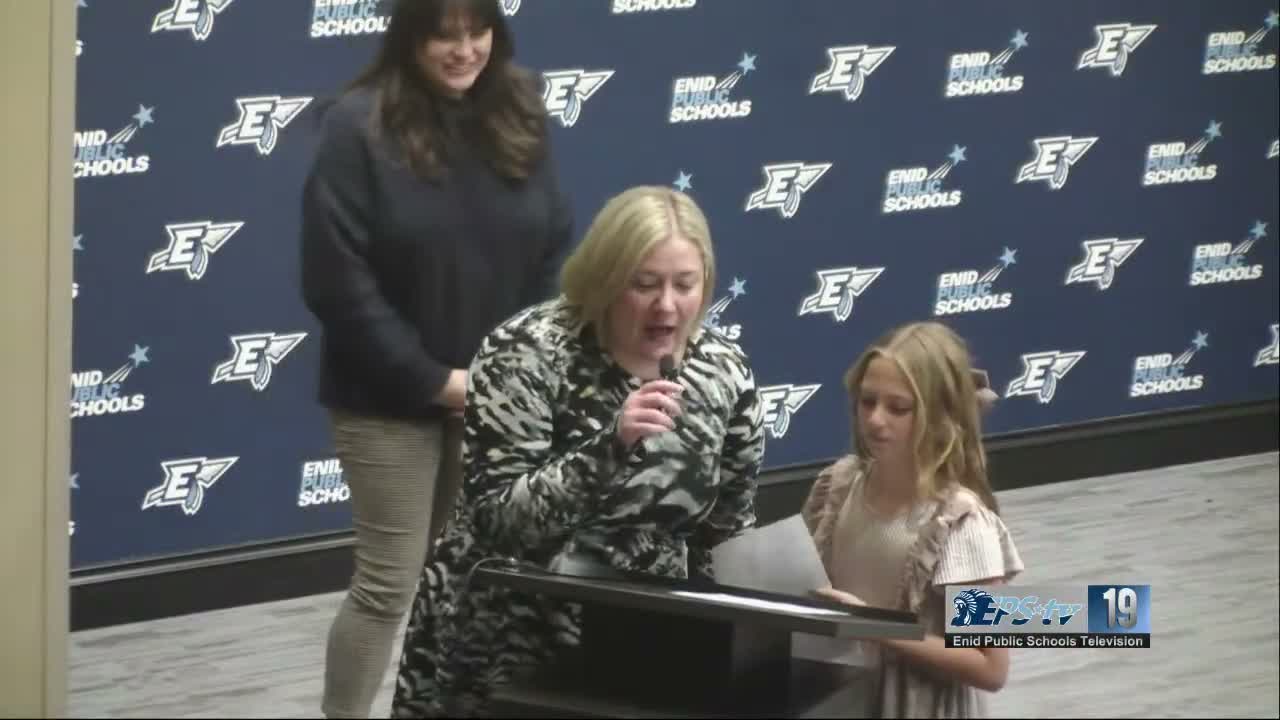 Enid board honors spotlight students, All‑State nominees and ROTC’s ...