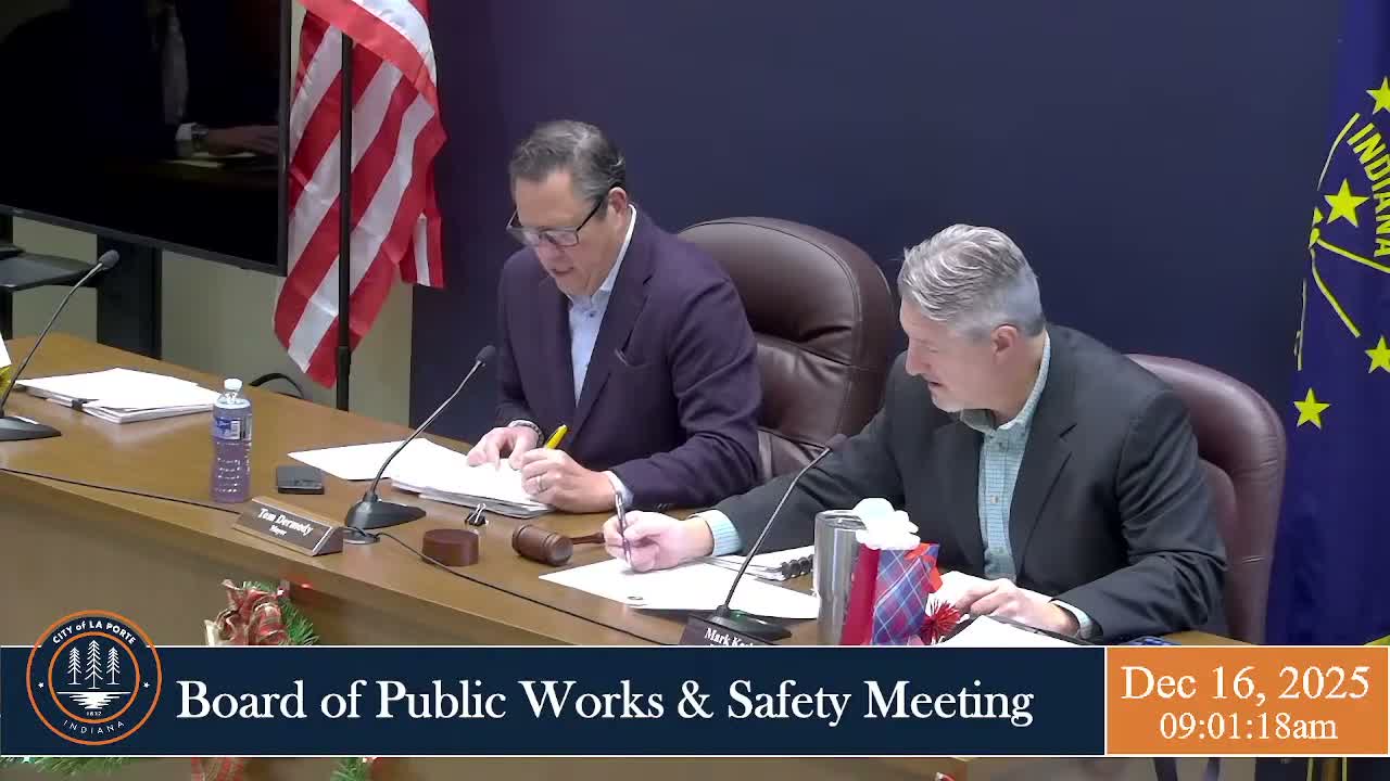 CitizenPortal.ai - La Porte board approves payrolls, claims and a ...