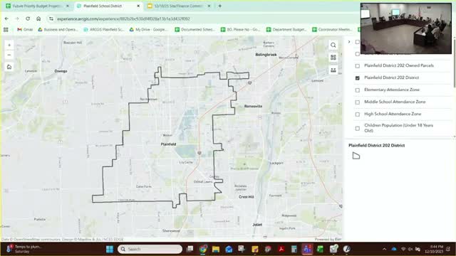 CitizenPortal.ai - Plainfield SD 202 reviews potential land options ...