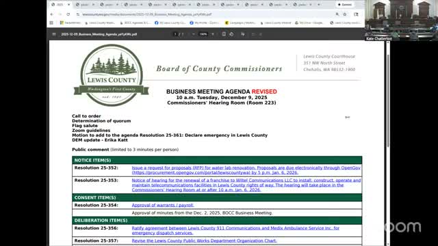 Lewis County declares state of emergency as atmospheric river threatens ...