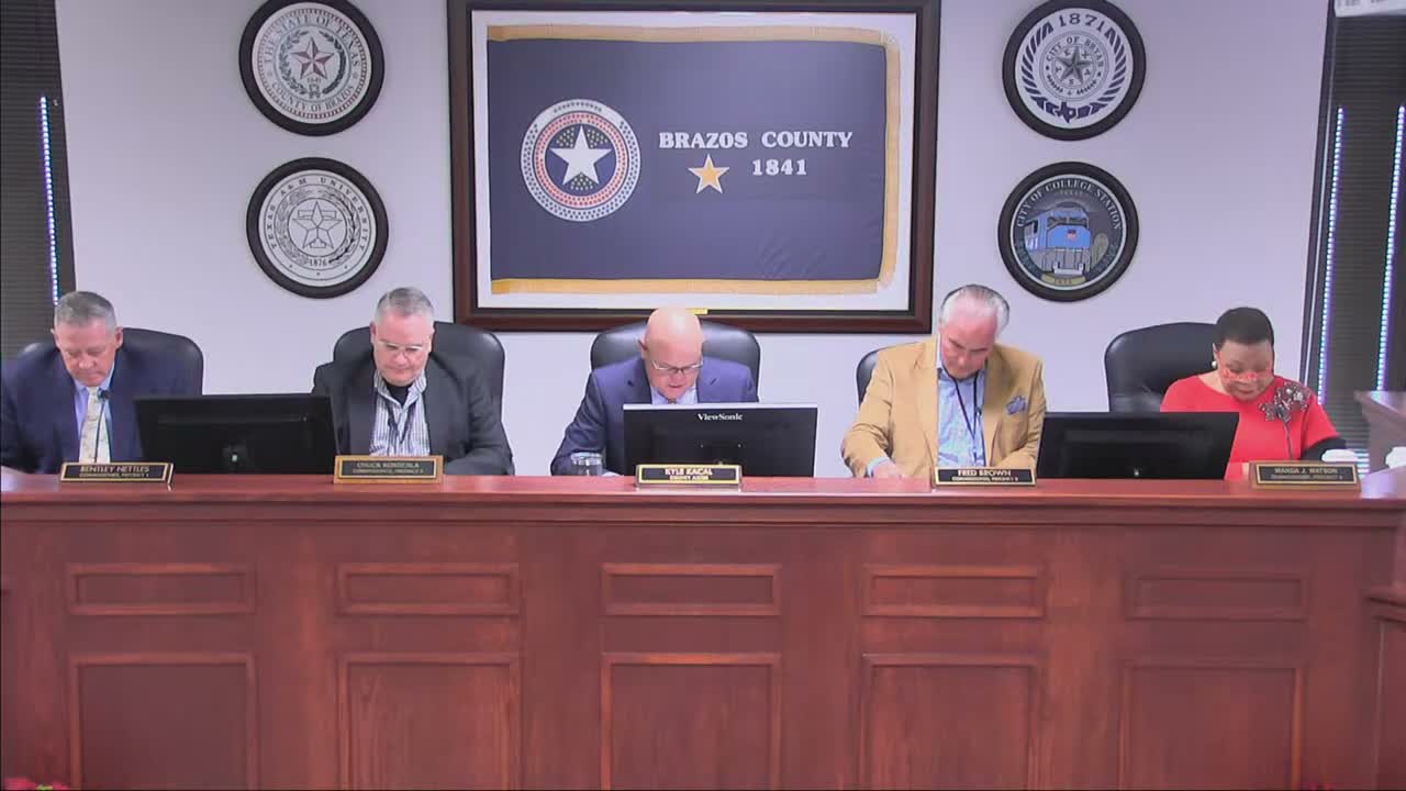 CitizenPortal.ai - Brazos County Commissioners Court approves budget ...