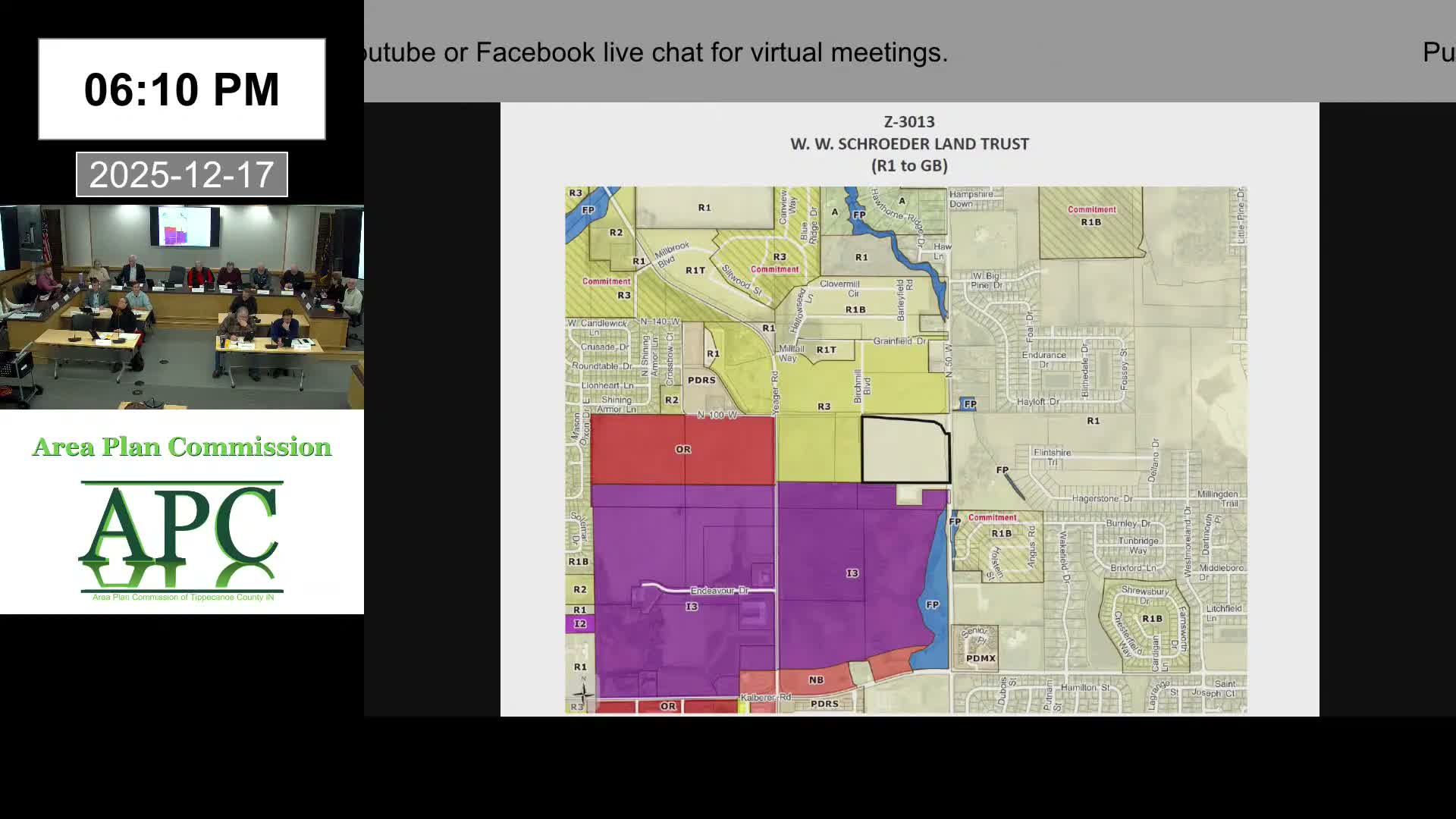 CitizenPortal.ai - APC recommends Z3013 (Schroeder Land Trust) to ...