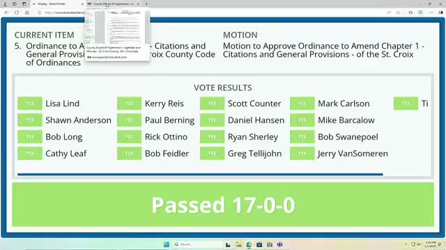 CitizenPortal.ai - St. Croix County updates vehicle-use policy to ...
