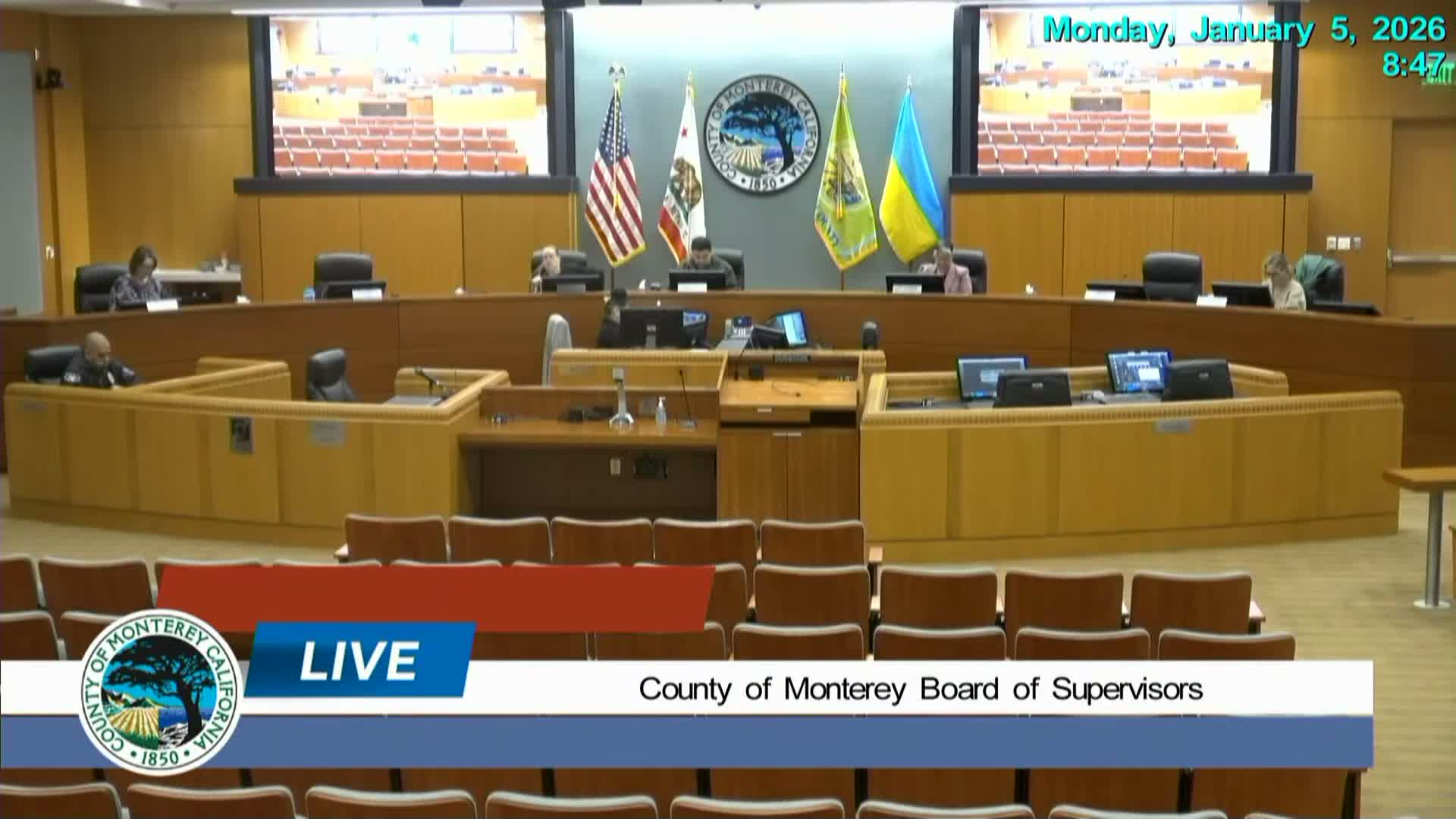 CitizenPortal.ai - Monterey County Board recesses to closed session ...
