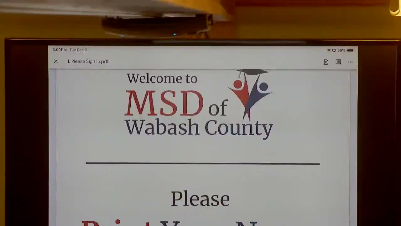 CitizenPortal.ai - MSD Wabash County Schools board approves $1 million ...