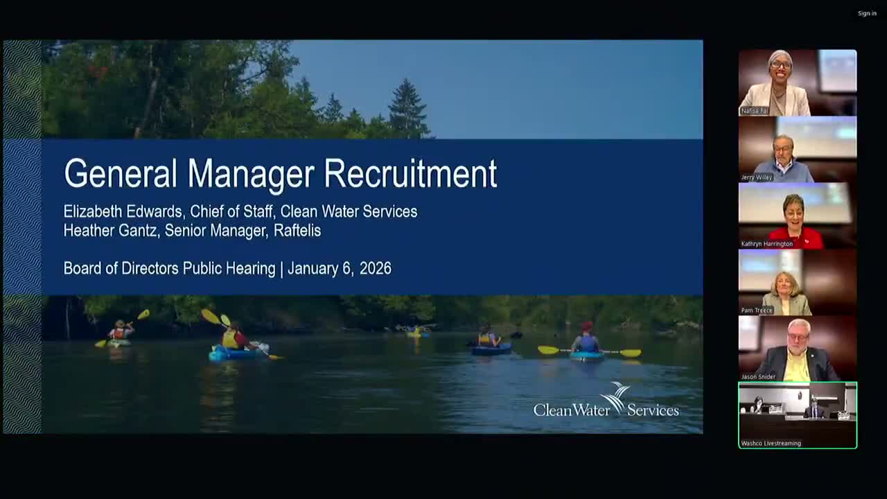 CitizenPortal.ai - Clean Water Services board authorizes national GM ...