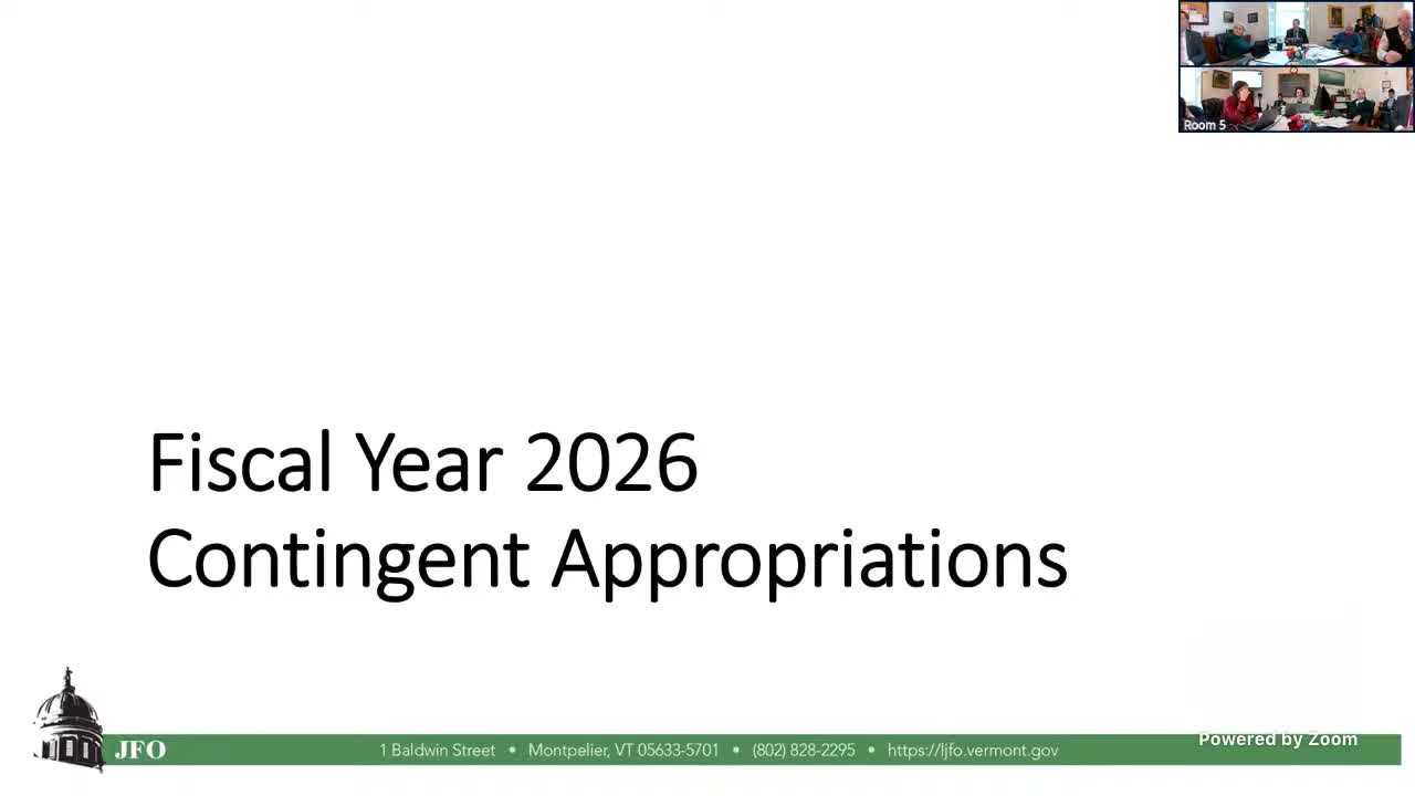 CitizenPortal.ai - Senate Appropriations hears JFO briefing on ...
