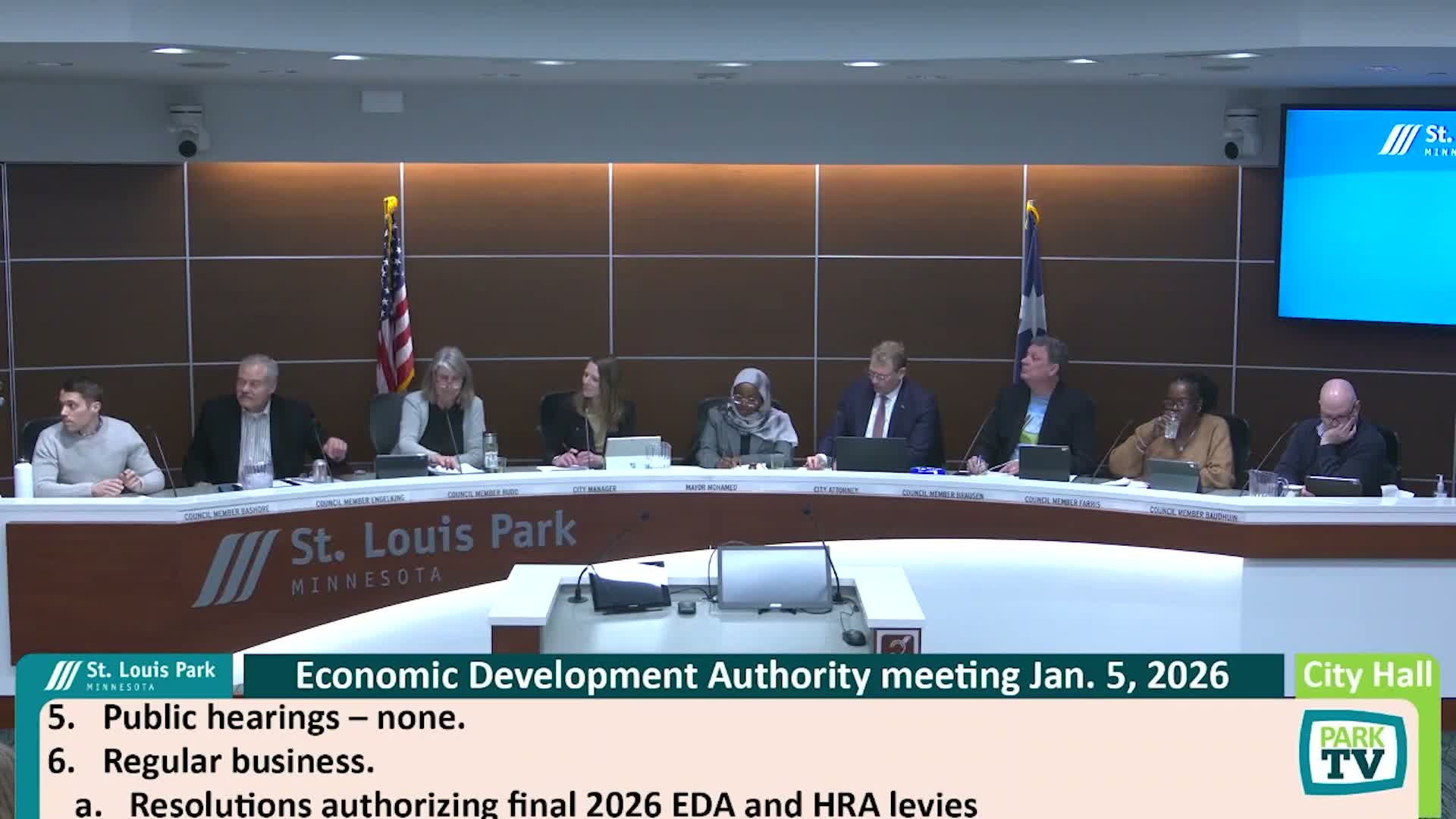 CitizenPortal.ai - St. Louis Park Economic Development Authority elects ...