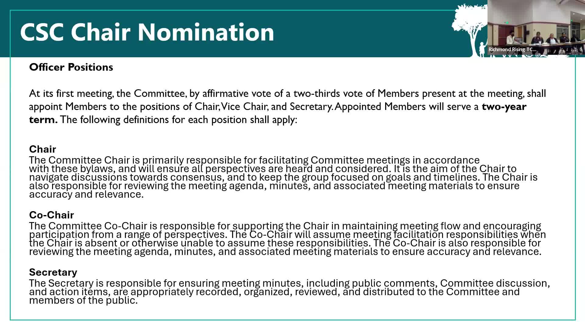 CitizenPortal.ai - Stakeholder committee opens nominations for chair ...