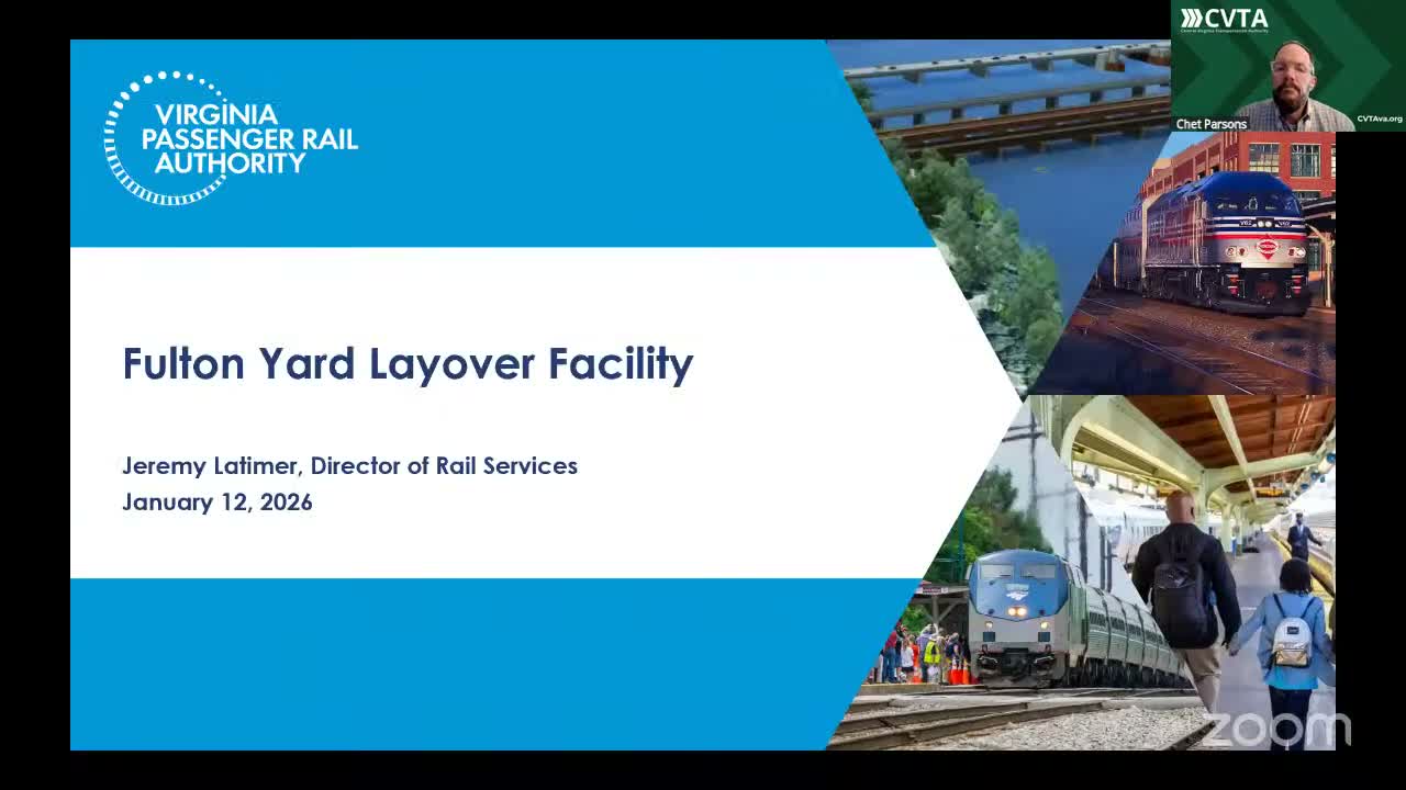 CitizenPortal.ai - Virginia Passenger Rail Authority asks CVTA for $15 ...