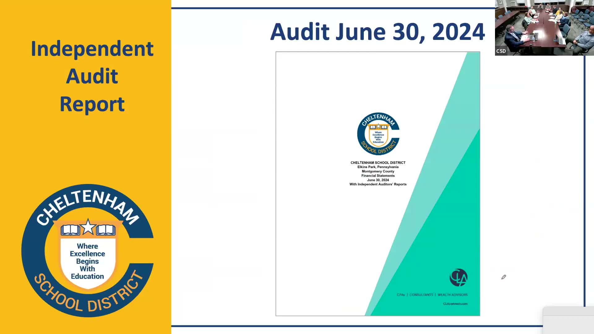 CitizenPortal.ai - Cheltenham SD finance committee: $30M reserve, state ...